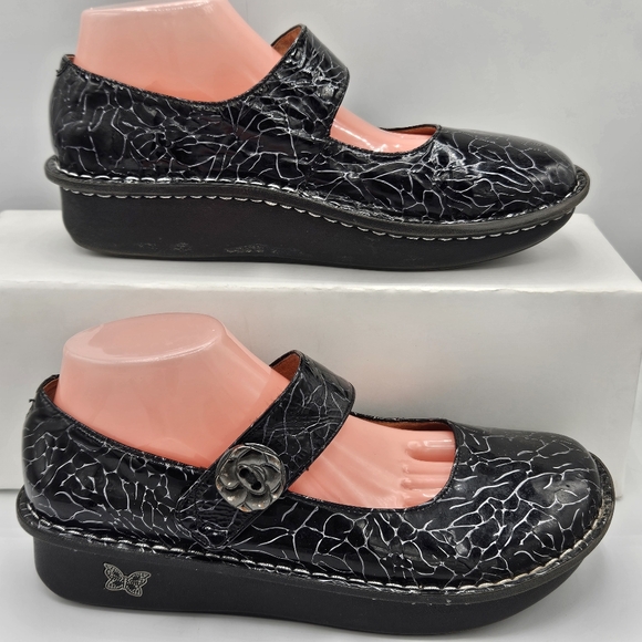 Alegria | Shoes | Alegria Paloma Etched Maryjane Loafer Shoes Size 4 Us ...